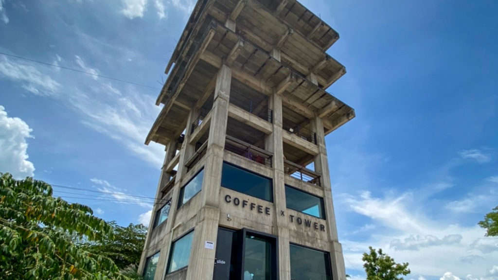 コーヒー店×廃墟が新しい【The Rectangle coffee x tower】～チェンマイ旅行記⑧～ | おゆのバンコクゆったりライフ